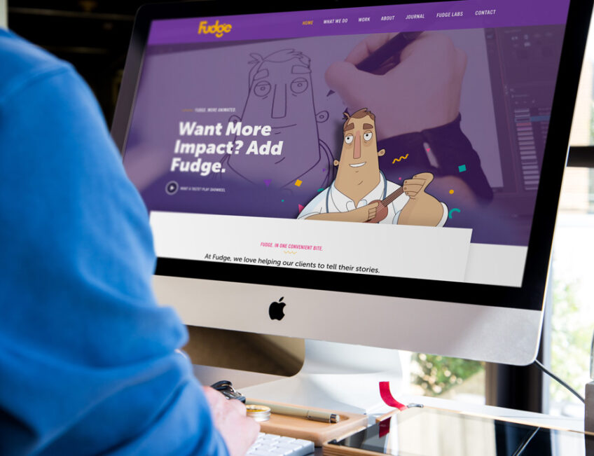 Fudge Animation Studios Branding and Website From FHOKE